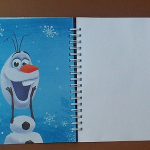 Do You Want A Hug Olaf, Frozen, Storybook Journal, Recycled Book ...