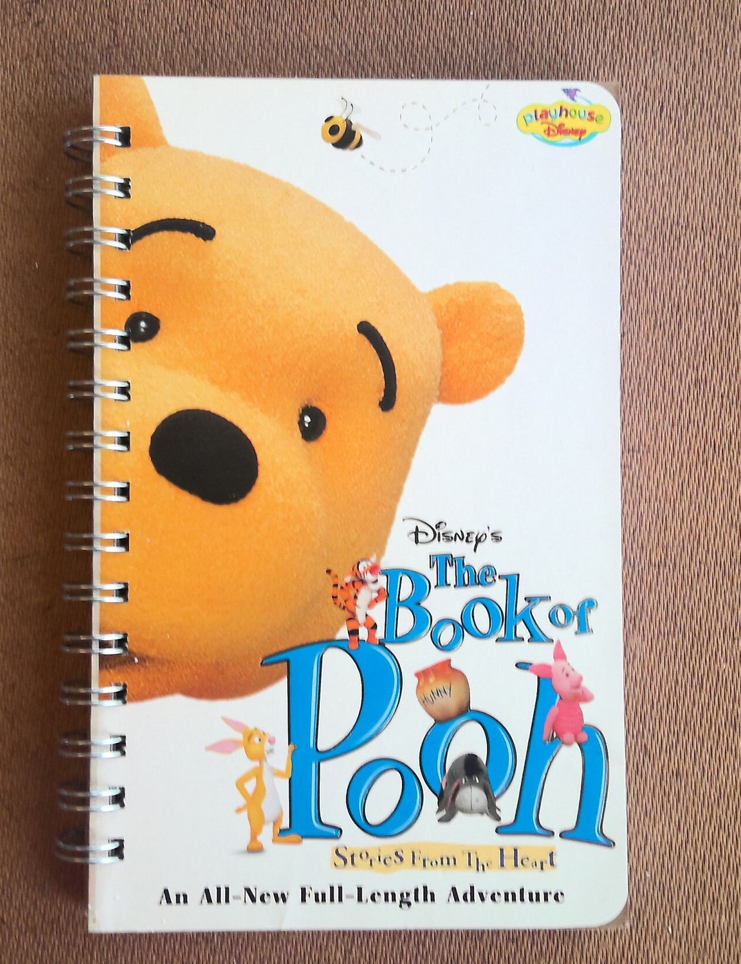 Winnie the Pooh, Book of Pooh VHS Notebook, Movie Notepad, Blank ...