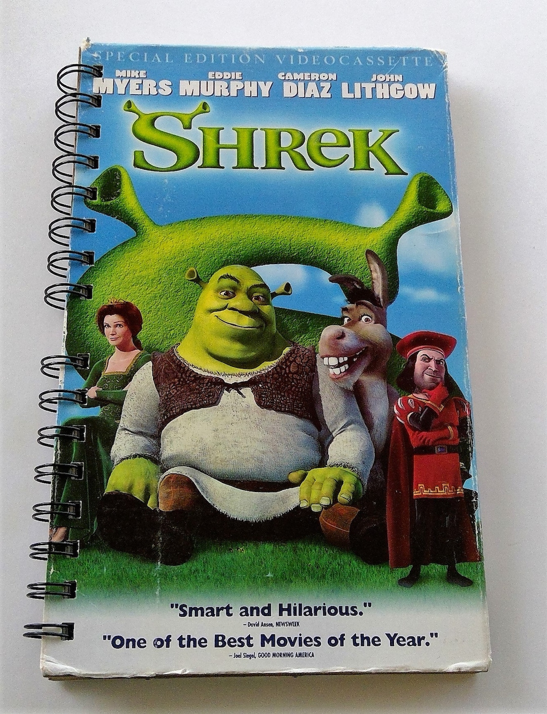 Shrek VHS Movie Notebook: Nostalgic Gift, To-do List, Sketchbook - Etsy