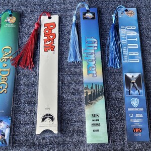 Listing #32, VHS Movie Bookmark, Book Lover Gift, Movie Lover Gift ...