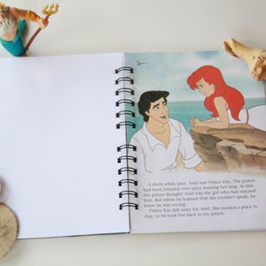 The Little Mermaid Storybook Journal, Recycled Journal Book, Little ...