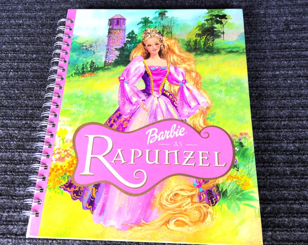 Barb as Rapunzel Storybook Journal, Blank Journal, Book Turned Journal ...