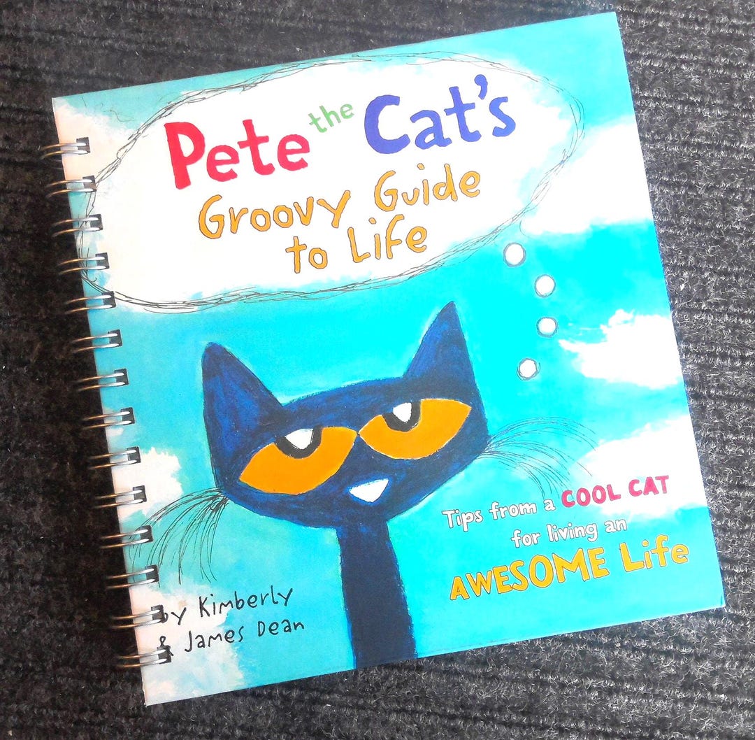 Pete the Cat's Groovy Guide to Life Journal – Upcycled, Repurposed ...