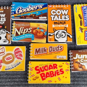 Theater Candy Box Notebook | Upcycled Junk Journal | Purse Notebook ...