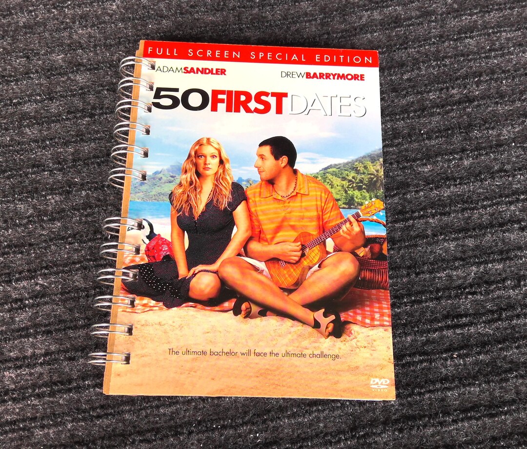 50 First Dates DVD Cover Notebook: Movie Lover Gift - Etsy