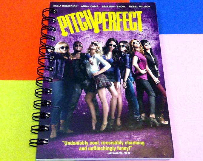 Pitch Perfect,dvd Cover Notebook, Movie Notepad, Blank Notebook, Junk ...