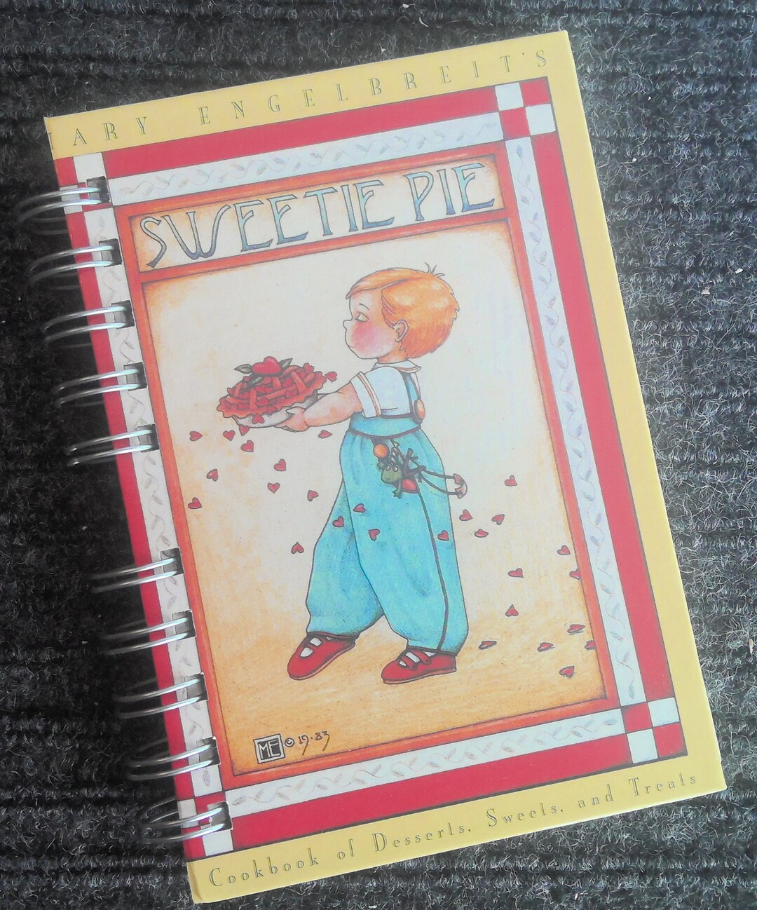 Sweetie Pie by Mary Engelbreit, Storybook Journal, Upcycled, Repurposed ...