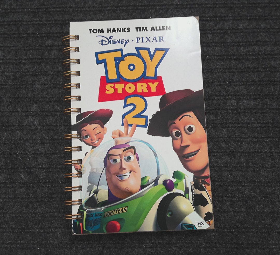 Toy Story 2 VHS Cover Notebook, Movie Notepad, Blank Notebook ...