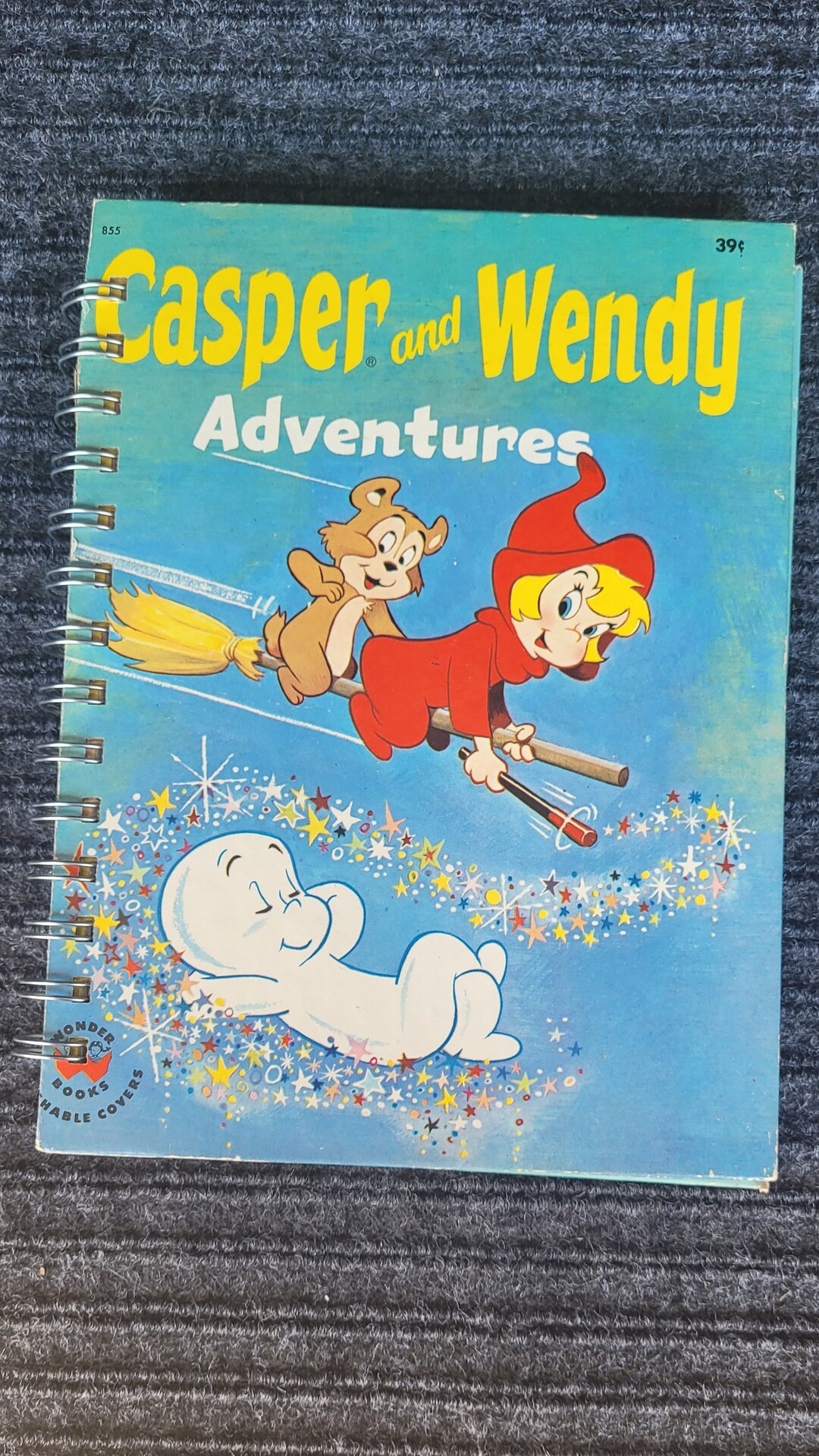 Casper and Wendy, Storybook Journal, Book Turned Journal, Vintage ...