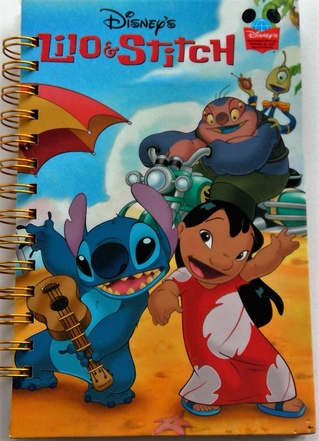 Lilo and Stitch storybook journal upcycled repurposed | Etsy