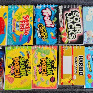 Theater Candy Box Notebook | Upcycled Junk Journal | Purse Notebook ...