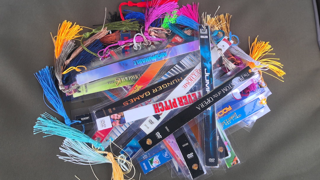 Listing #2, DVD Movie Spine Bookmark, Book Lover Gift, Movie Lover Gift ...