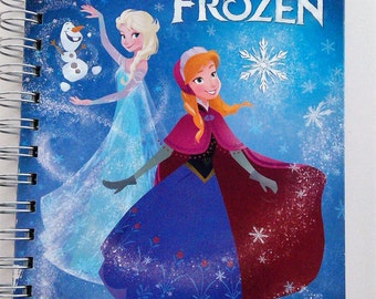 Frozen Elsa and Anna Storybook Journal Disney Autograph | Etsy