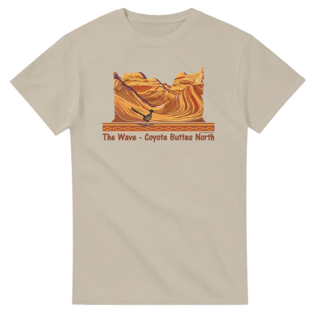 The Wave and Roadrunner T-shirt of Roadrunner Bird at the Wave Shirt in ...
