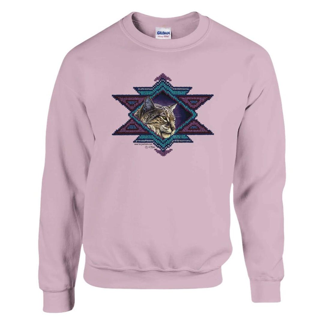 Beautiful Bobcat Art With Painted Bead Clothing of Nature Inspired ...