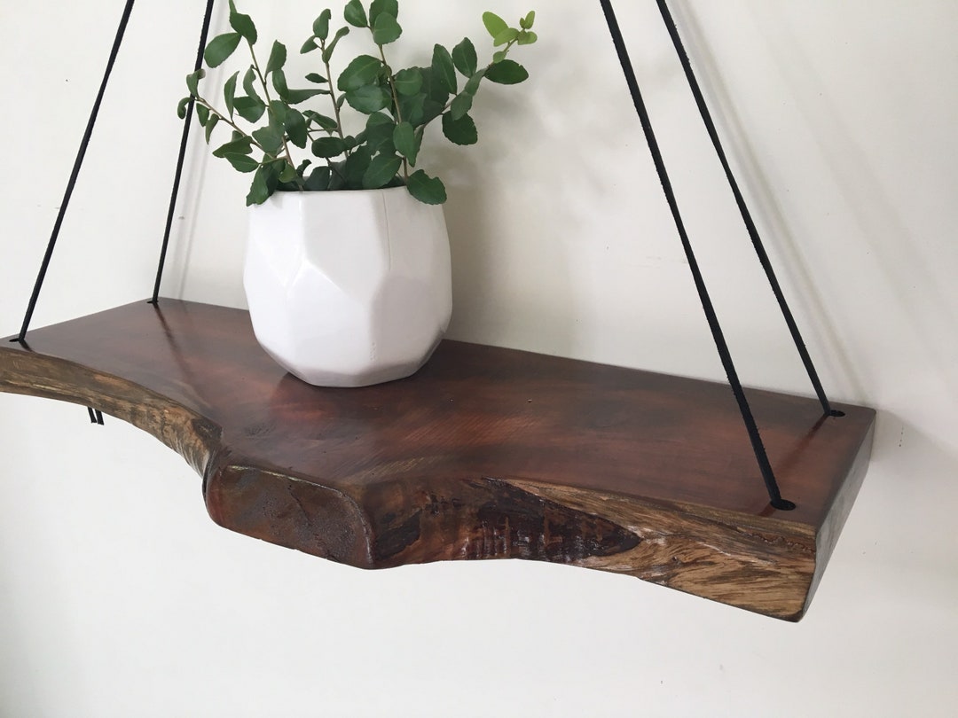 Reclaimed Wood Shelf, Wood Shelf, Live Edge Shelf - Etsy