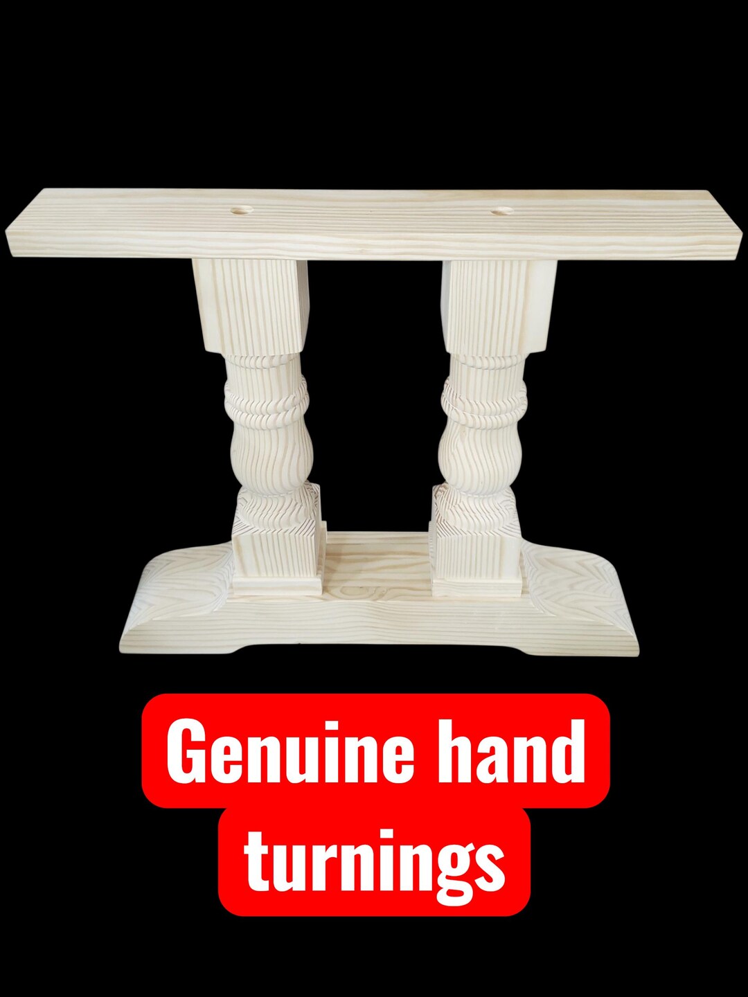 Trestle Table Legs, Hard Pine, 34 X 6 X 27 1/2 Tall, Stain Grade ...