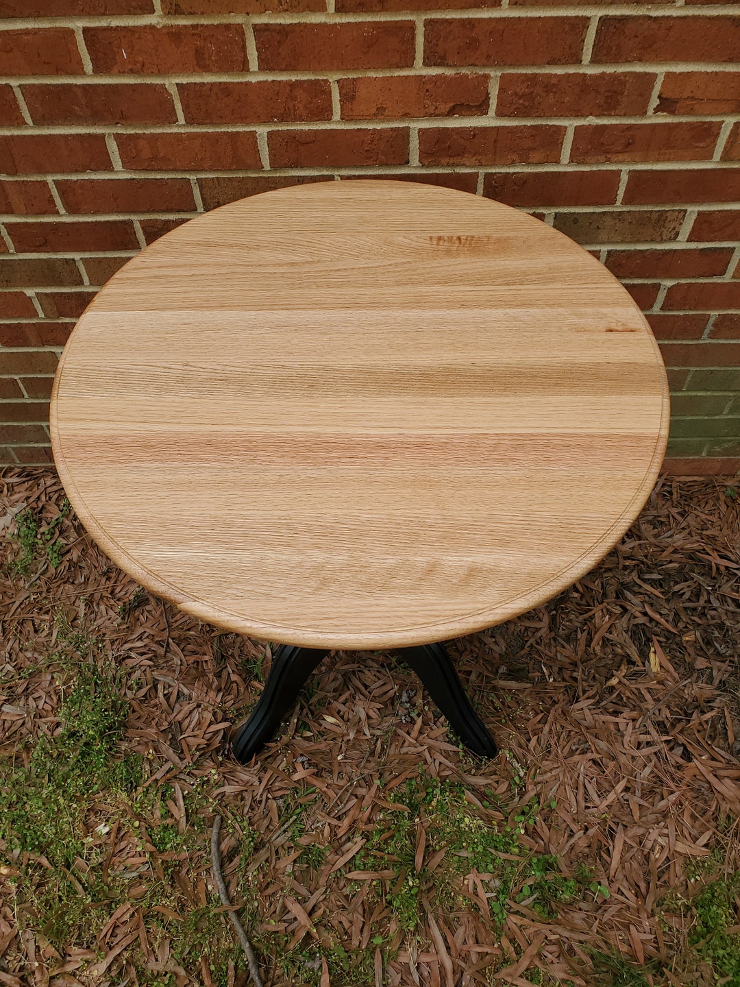 Red Oak Round Top, 27 1/2 × 7/8 Edge Grain Glued, Unfinished, Sanded ...
