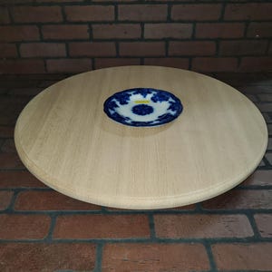 Red Oak Round Top, 27 1/2 × 7/8 Edge Grain Glued, Unfinished, Sanded ...