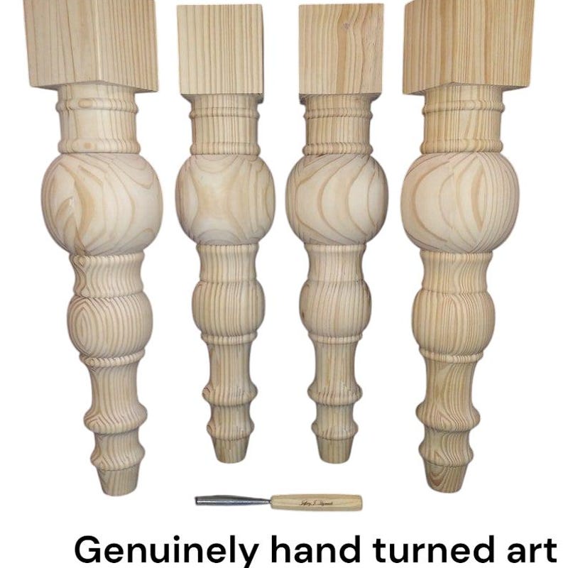 Turned Leg Table - Etsy