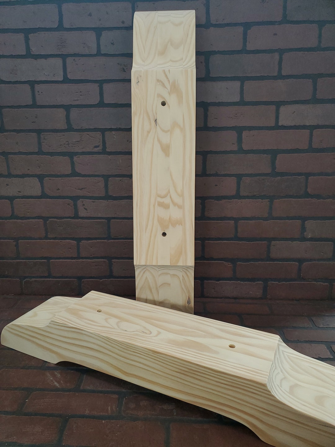 Trestle Table Feet, Set of 2. Southern Hard Pine. Vertically Glued ...