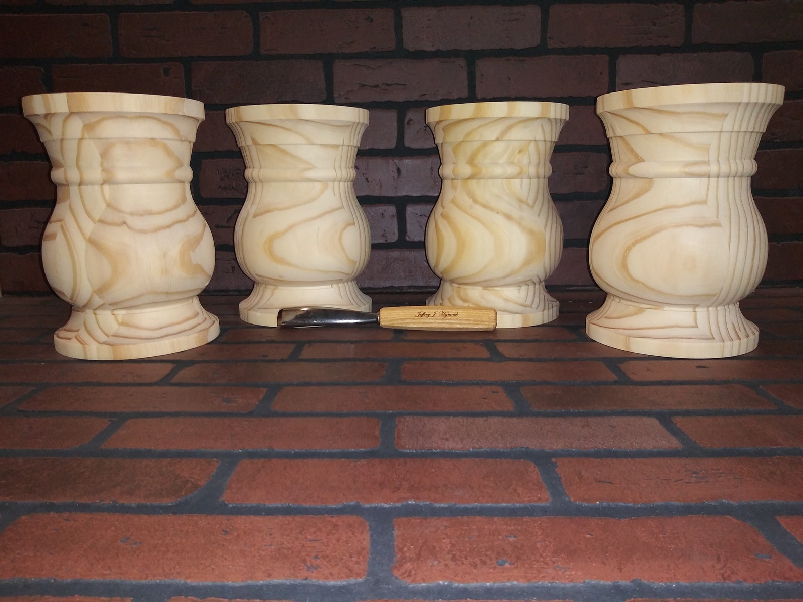 Coffee Table Legs, Chunky 6 3/4 × 10", Hard Pine, Set of 4, Unfinished ...