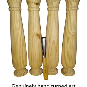 Balustrade End Table Legs, 4* X 18" Hard Pine, Set of 4, Unfinished and ...