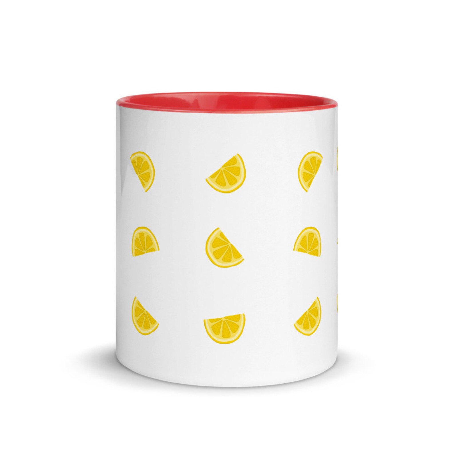 Lemon Mug Lemon Cup Lemon Coffee Mug Lemon Pattern Mug | Etsy