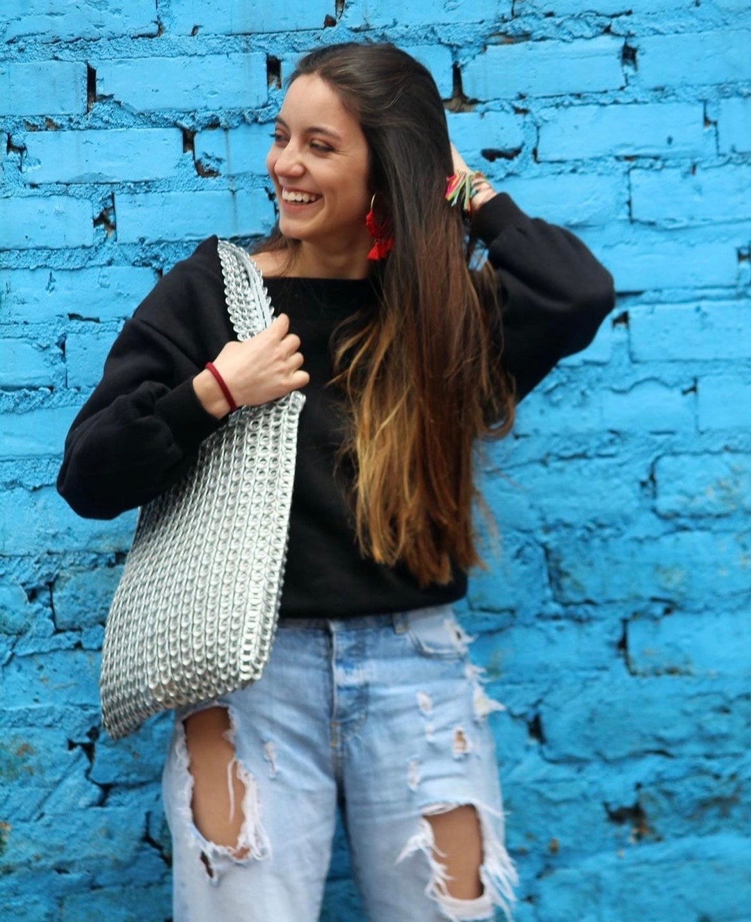 Gold Soda Pop Tab Handbag / Soda Pop Tab Handbag / Soda Pull Tab Tote ...