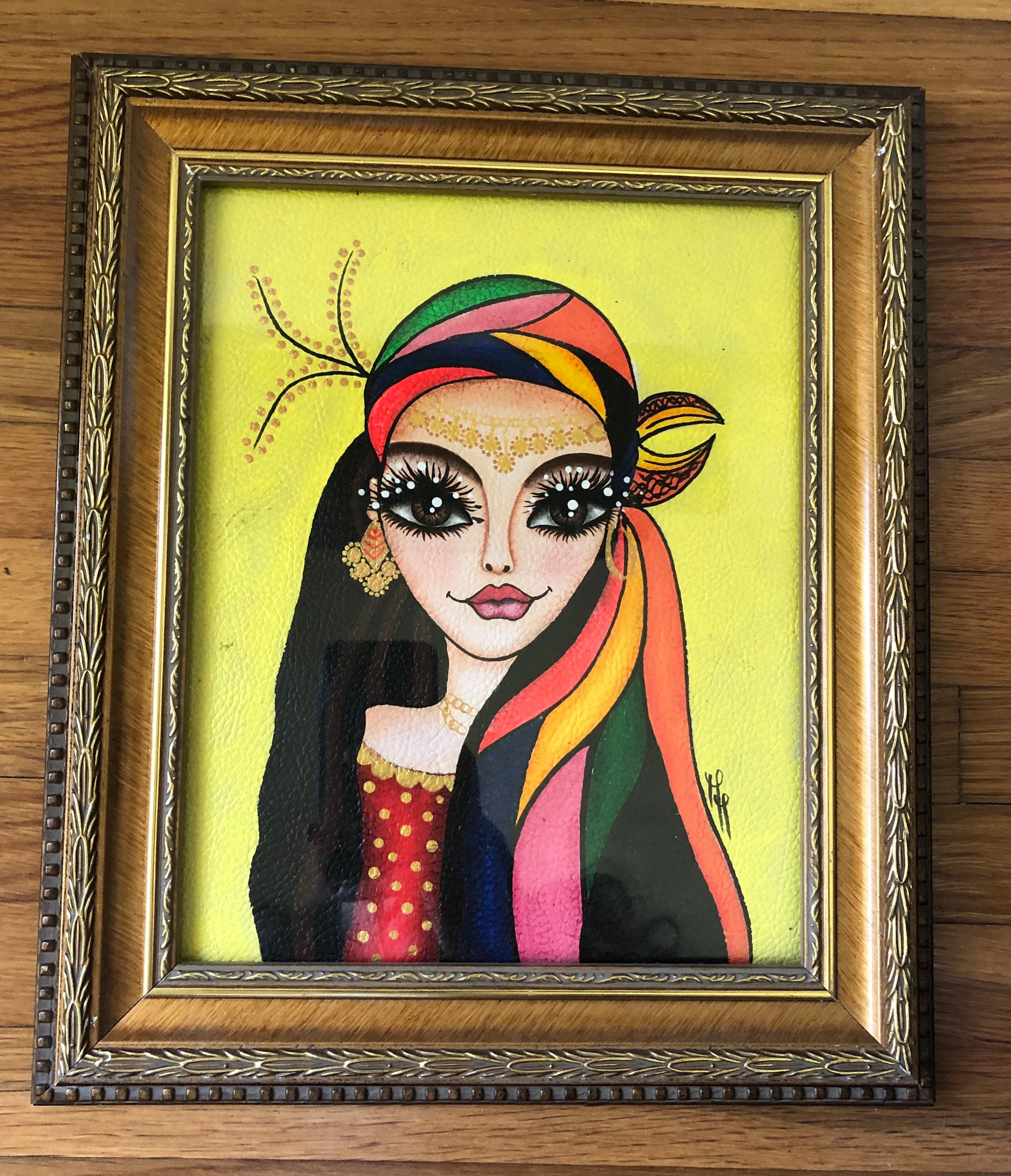 Original Watercolor Painting Gypsy Painting / Watercolor Colorful ...