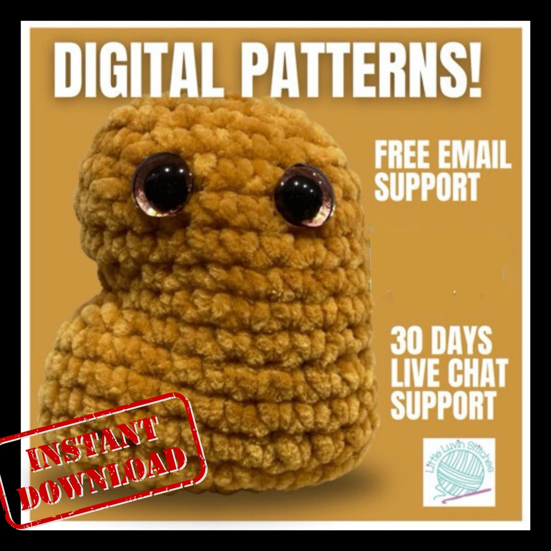 Digital Pattern, Dippie the Nugget Digital Pattern, DIY Digital Pattern ...