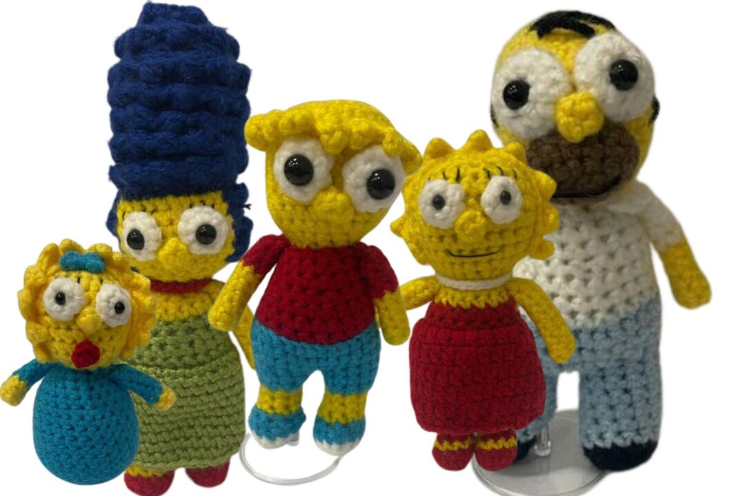 Popular Cartoon Family Handmade Plushies, Buy as a Set or Individually ...
