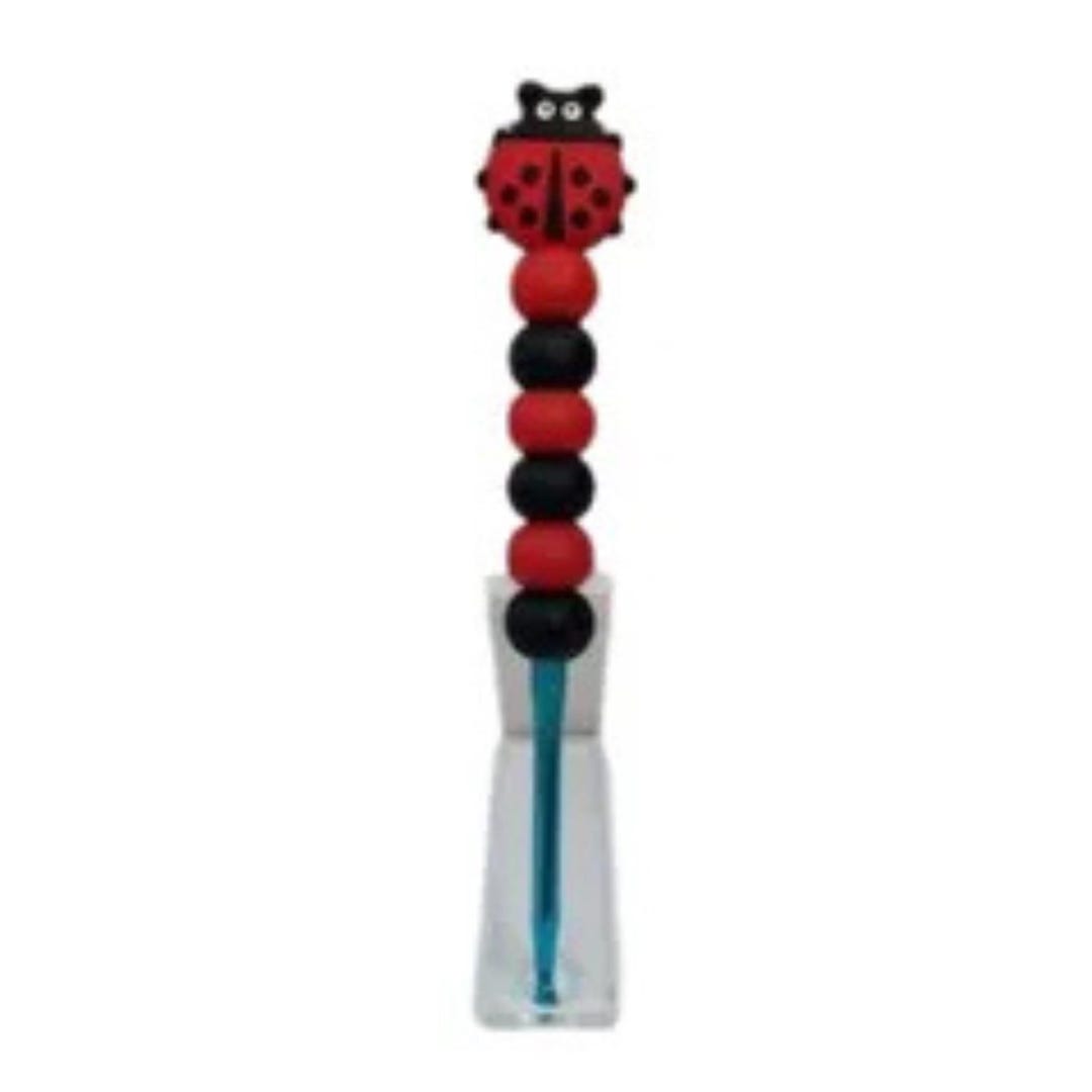 Lady Bug Beaded Crochet Hook - Etsy