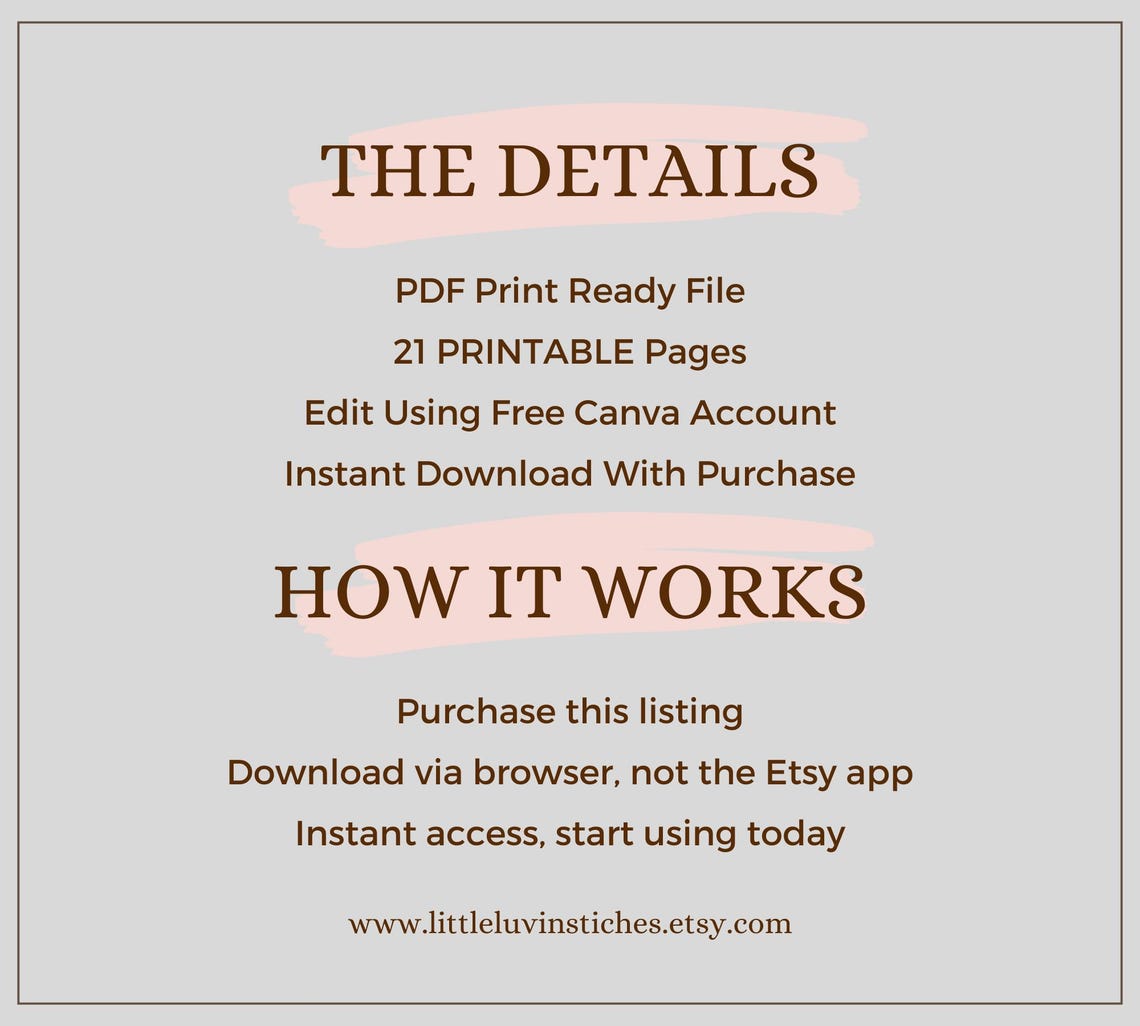 Business Planner Inserts, Printable Planner Inserts, Marketing Inserts ...