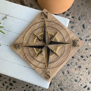 COMPASS String Art TEMPLATE/ PATTERN - Etsy