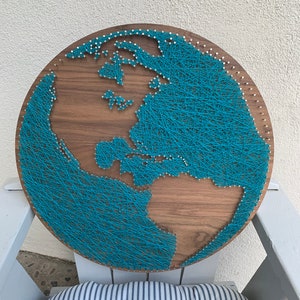 Globe / World String Art - Etsy