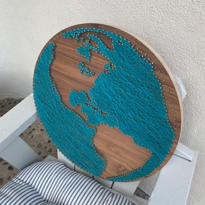 Globe / World String Art - Etsy