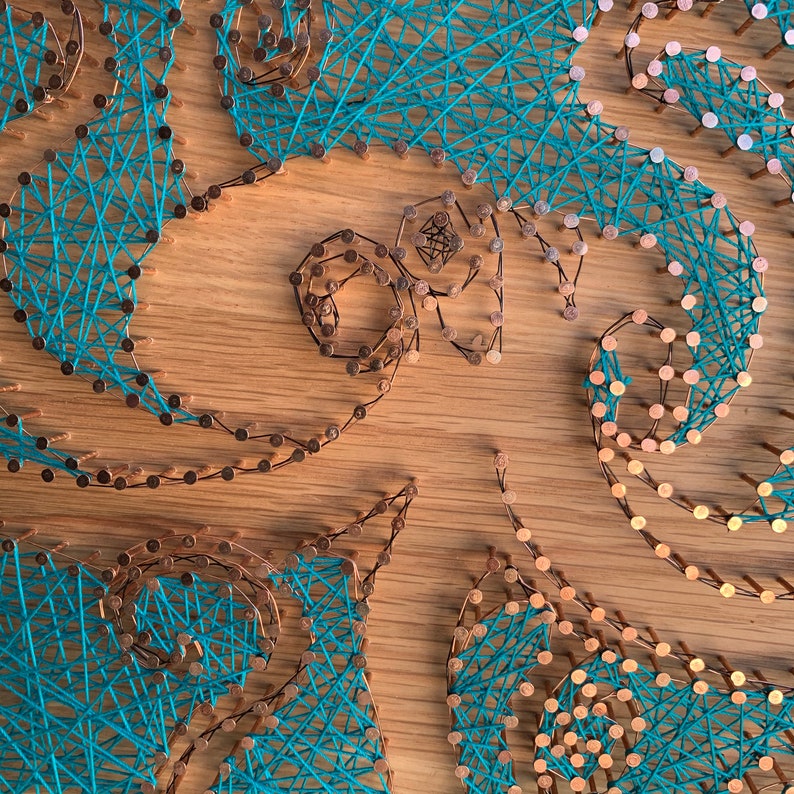 Under the Sea Octopus String Art - Etsy