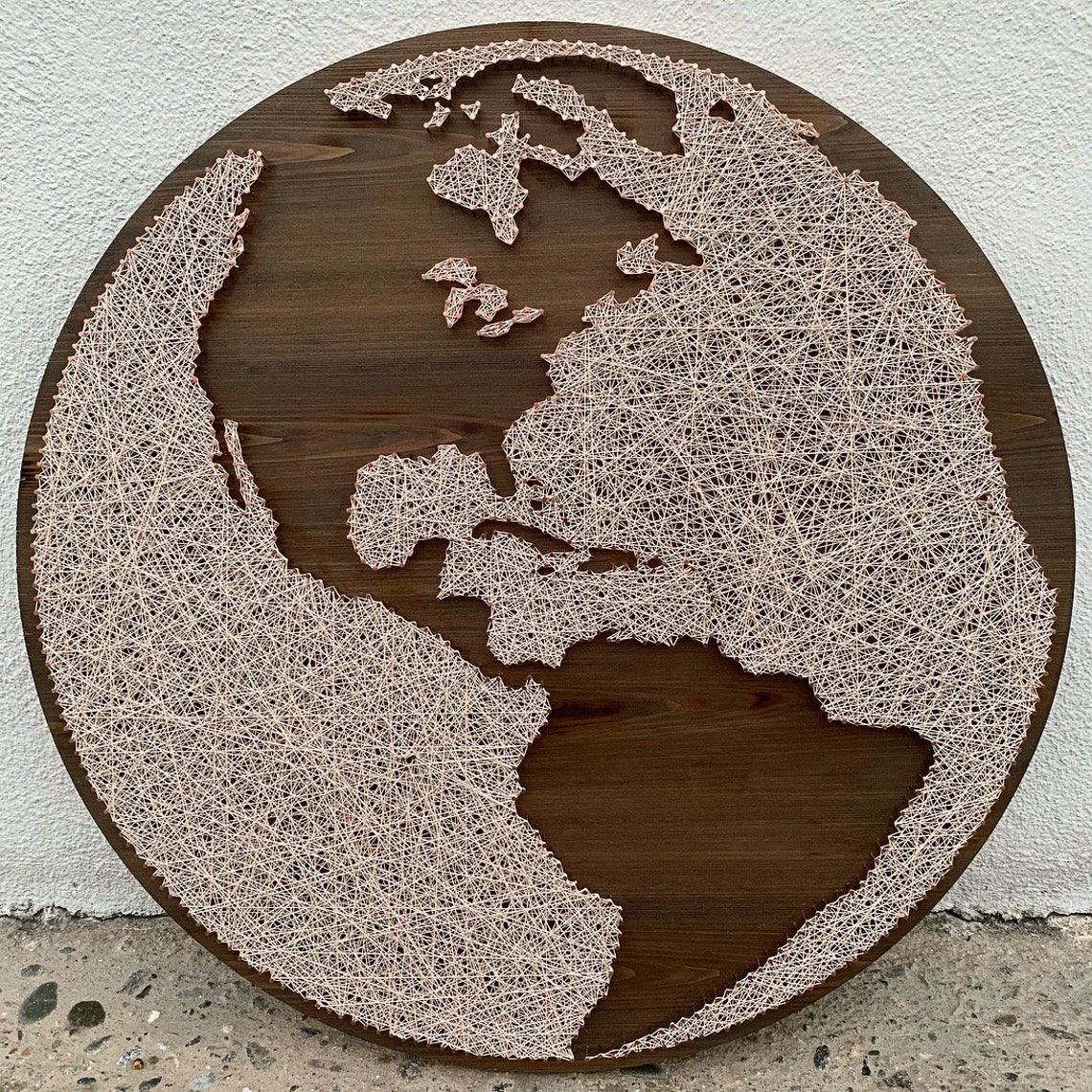 Globe / World String Art - Etsy