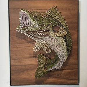 Largemouth Bass String Art - Etsy