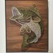 Largemouth Bass String Art - Etsy