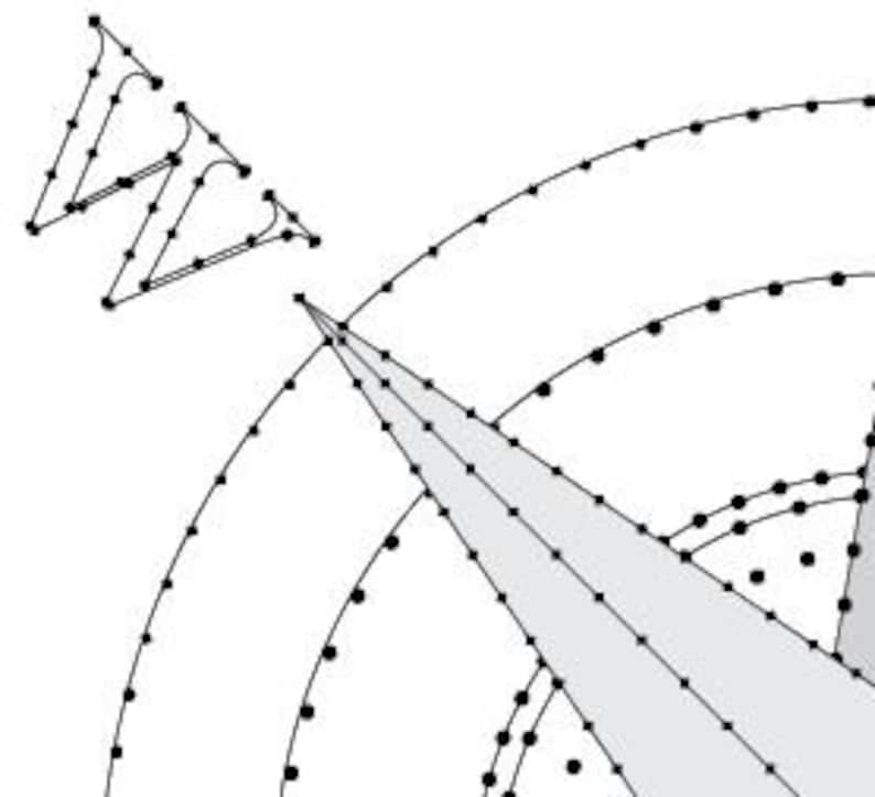 COMPASS String Art TEMPLATE/ PATTERN - Etsy