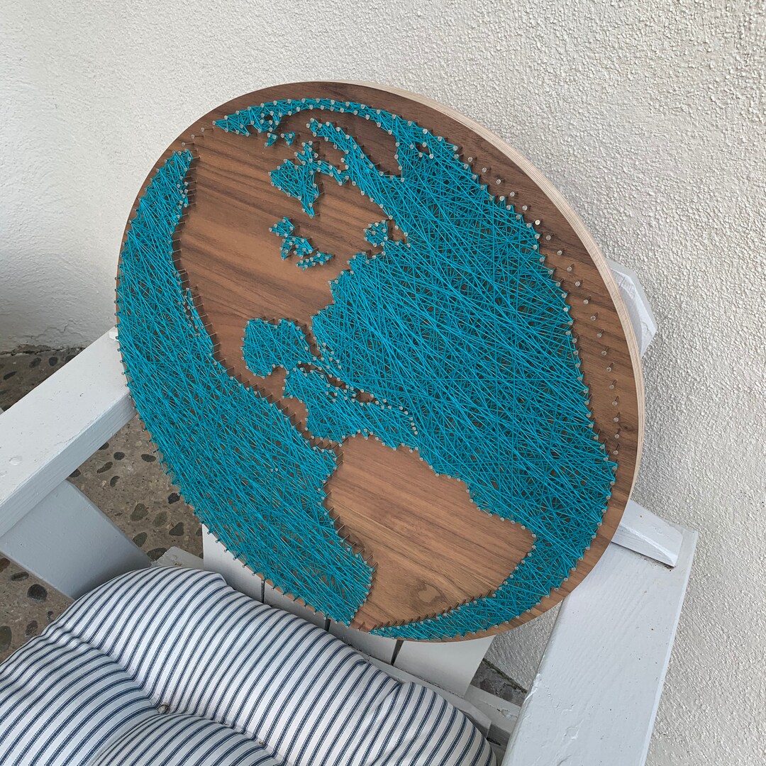 Globe / World String Art - Etsy