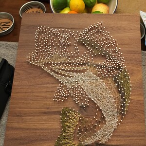 Largemouth Bass String Art - Etsy