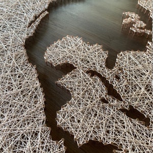 Globe / World String Art - Etsy