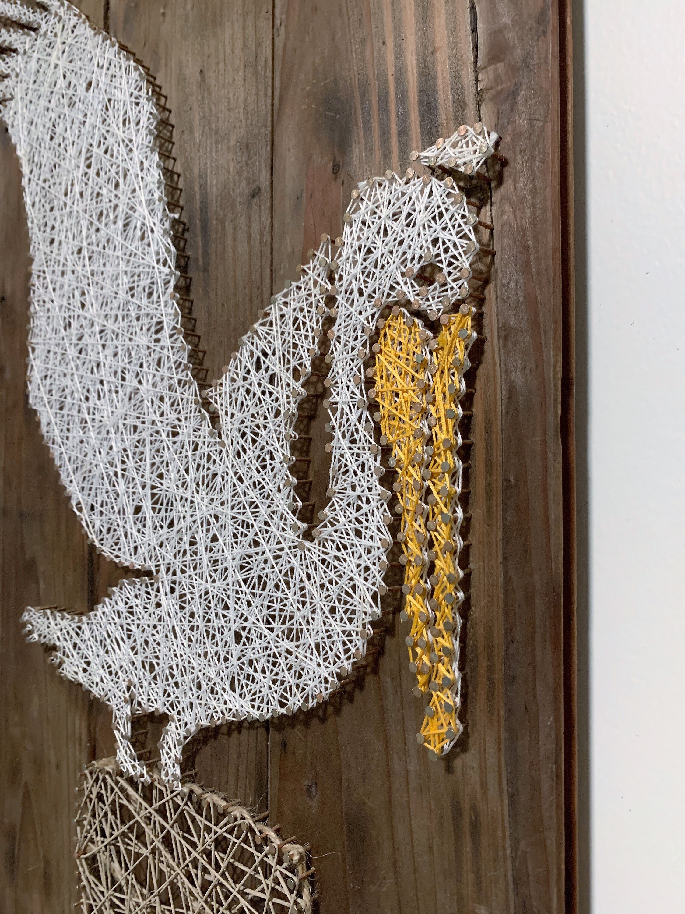 Pelican on Post String Art - Etsy