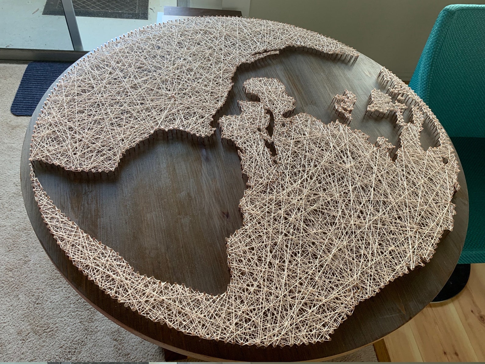 Globe / World String Art - Etsy