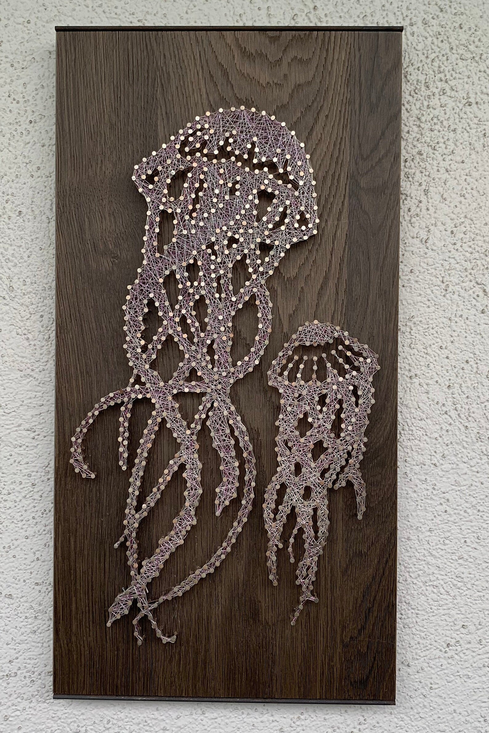 Shimmering Jellyfish String Art - Etsy