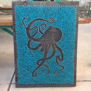 Octopus String Art TEMPLATE/ PATTERN - Etsy