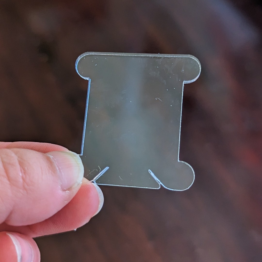 3mm Acrylic Bobbins NO Hole Embroidery Bobbins Cross Stitch Bobbins - Etsy